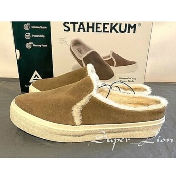 Staheekum | Shoes | Staheekum Womens Memory Foam Cozy Camp Mule Stone ...